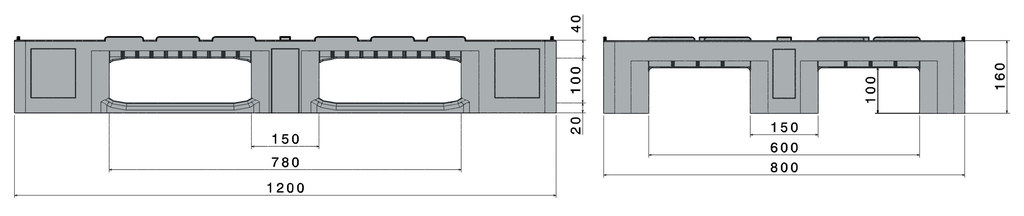 Plastic pallet EURO H1 | Craemer Group